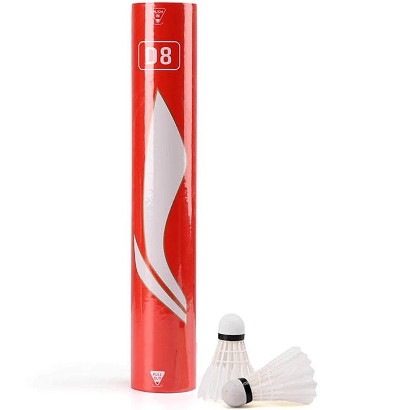 LI NING 12 PCS D8 Badminton Duck Feather Badminton Shuttlecock – SP x SPORT