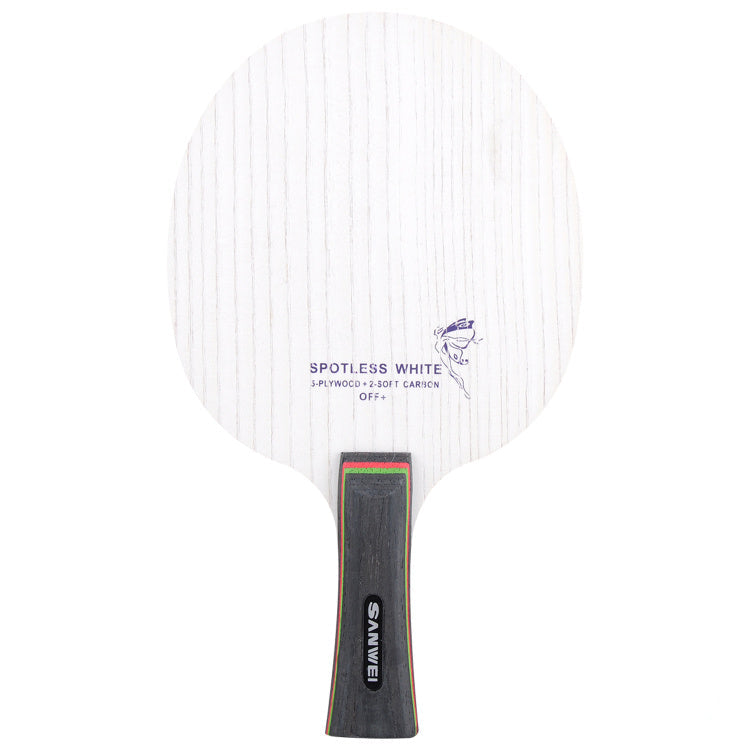 SANWEI SPOTLESS WHITE Table Tennis Blade – SP x SPORT