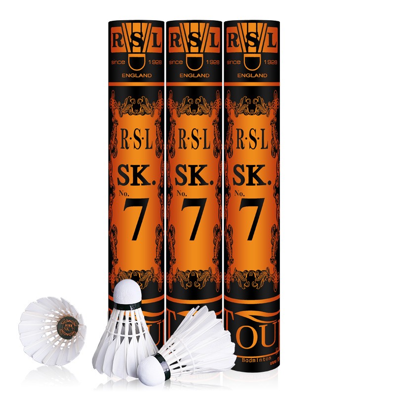 RSL 12 PCS SK7 Badminton Duck Feather Badminton Shuttlecock – SP x SPORT