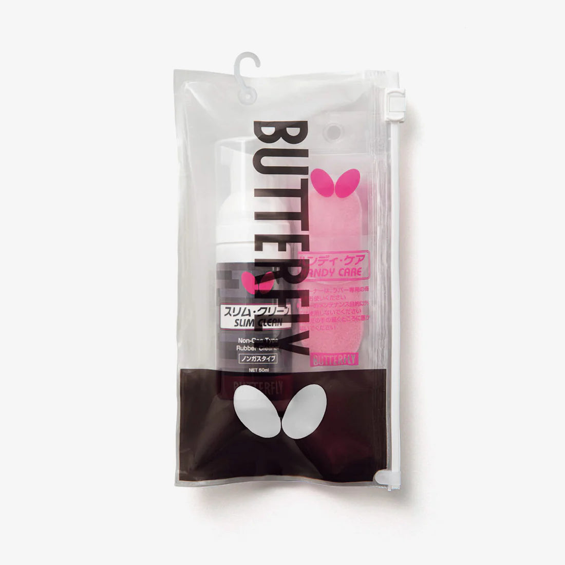 BUTTERFLY Paddle Rubber Care Set Slim Clean 50ml Non-Gas Type rubber c ...