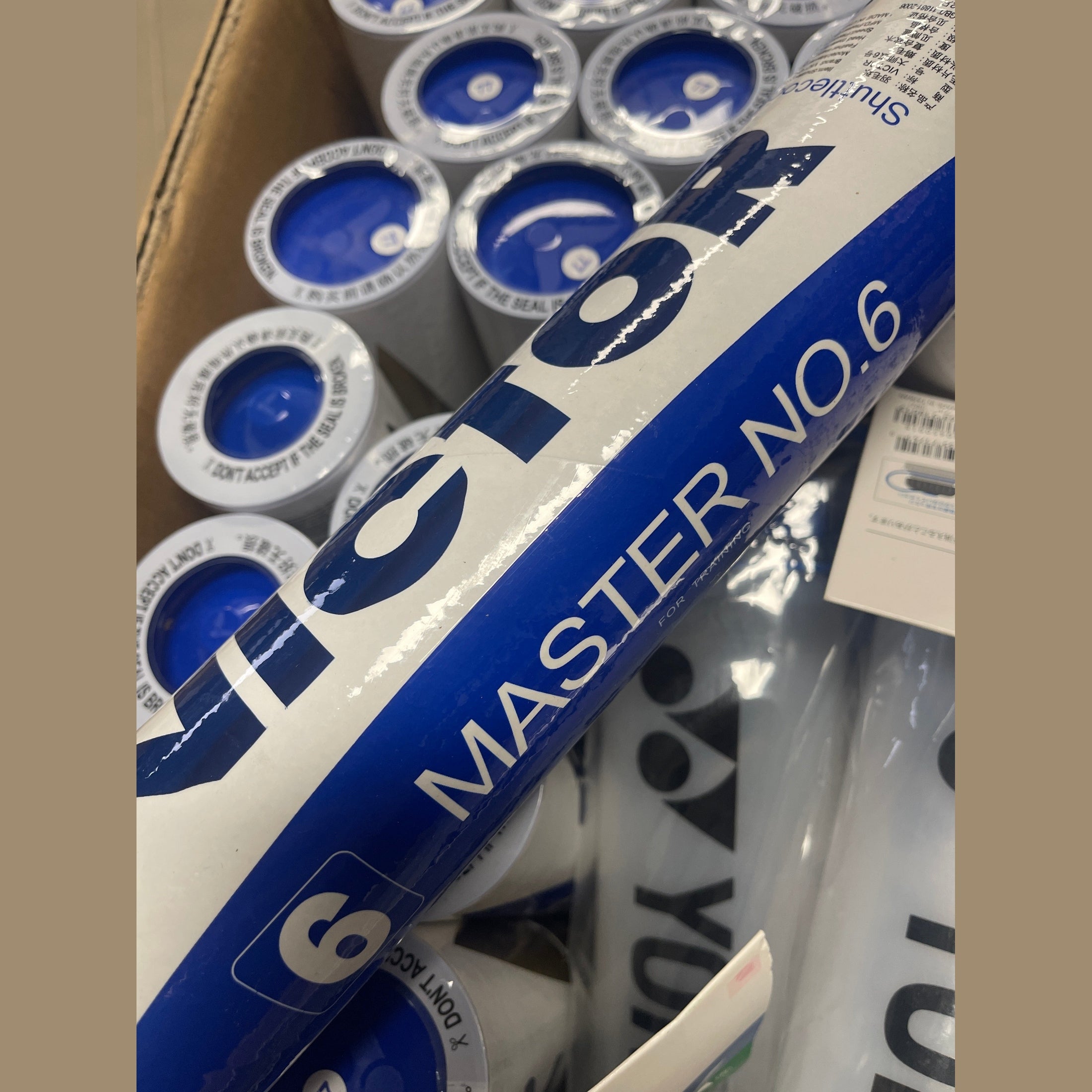 Victor Master No.6 Badminton Shuttlecock Birdy 12-Pack (Speed-77) – SP ...