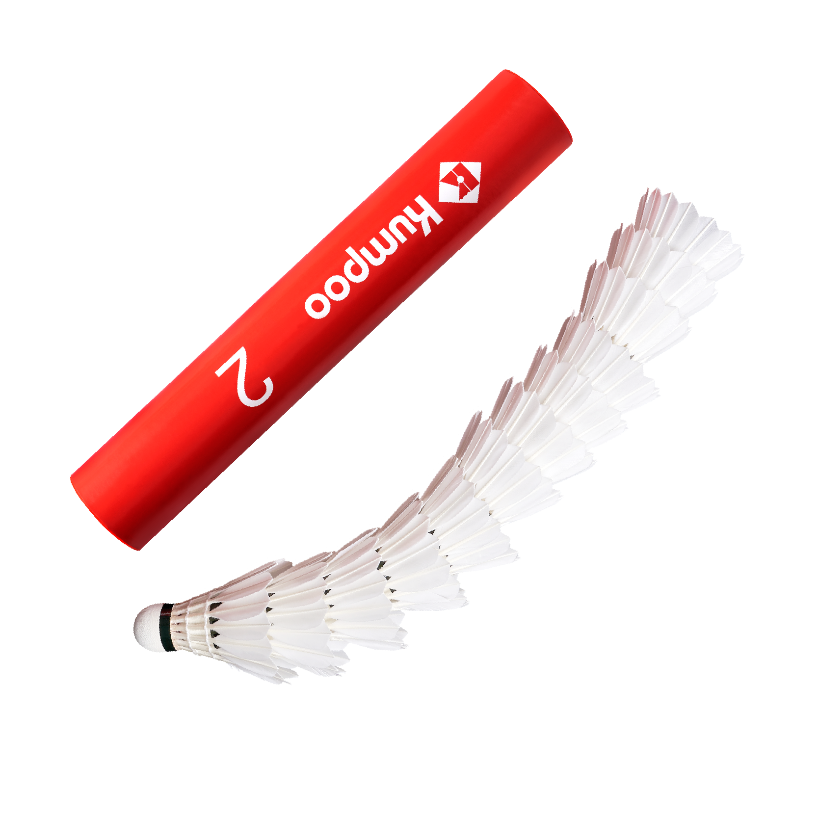 KUMPOO 12 PCS NO.2 Badminton Duck Feather Badminton Shuttlecock – SP x ...